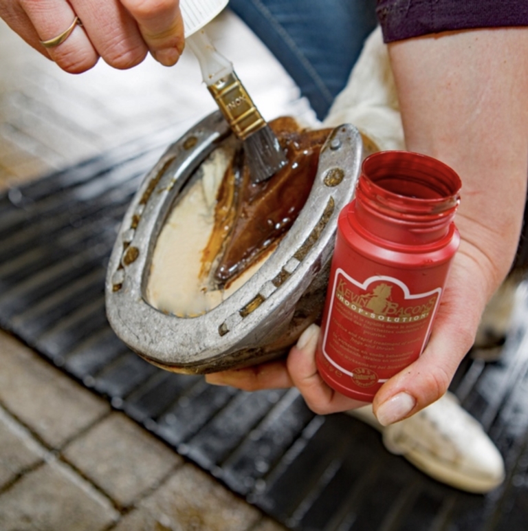 Kevin Bacon’s Hoof solution frog protection – Zirgu Stallis